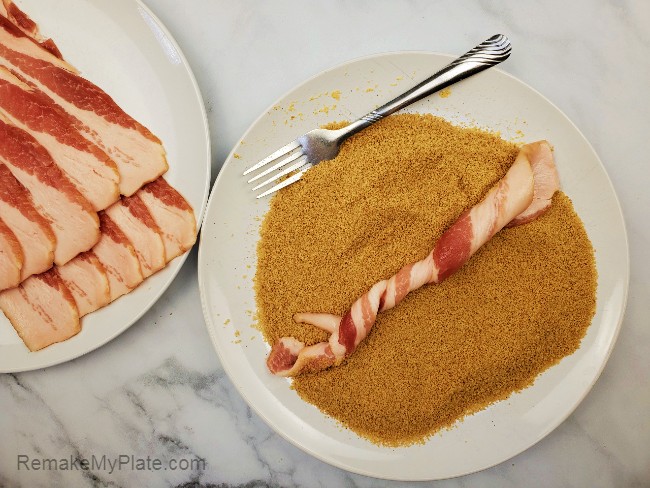 Candied Twisted Bacon Recipe - Remake My Plate