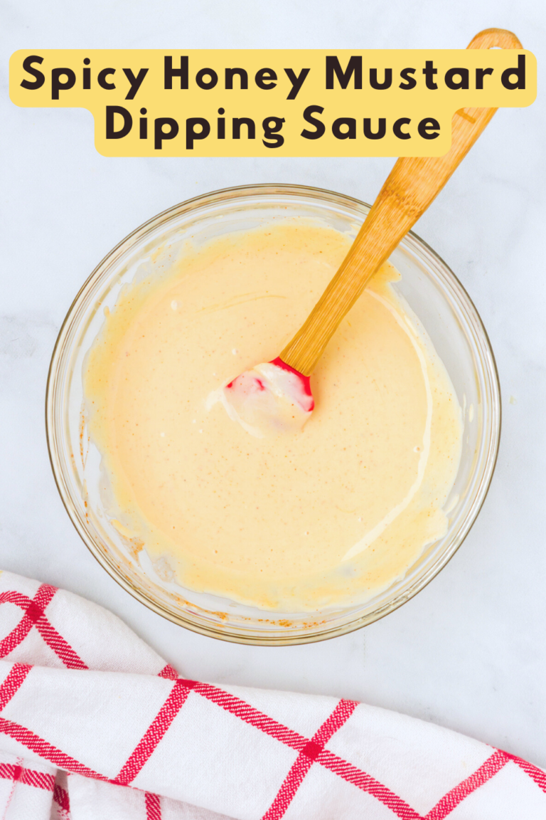 Easy Spicy Honey Mustard Dipping Sauce Recipe - Remake My Plate
